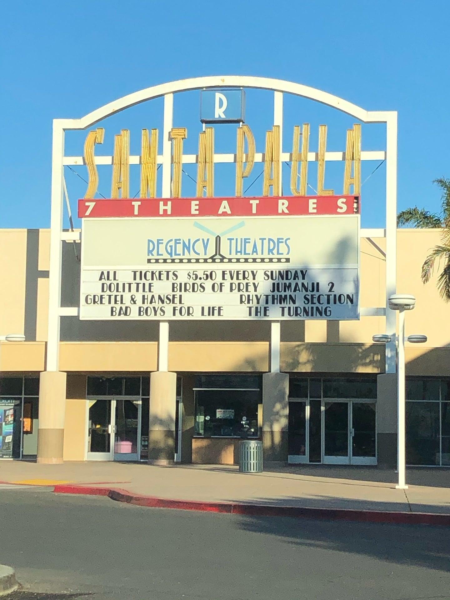 Regency Santa Paula 7 Theatre - Showtimes & Tickets