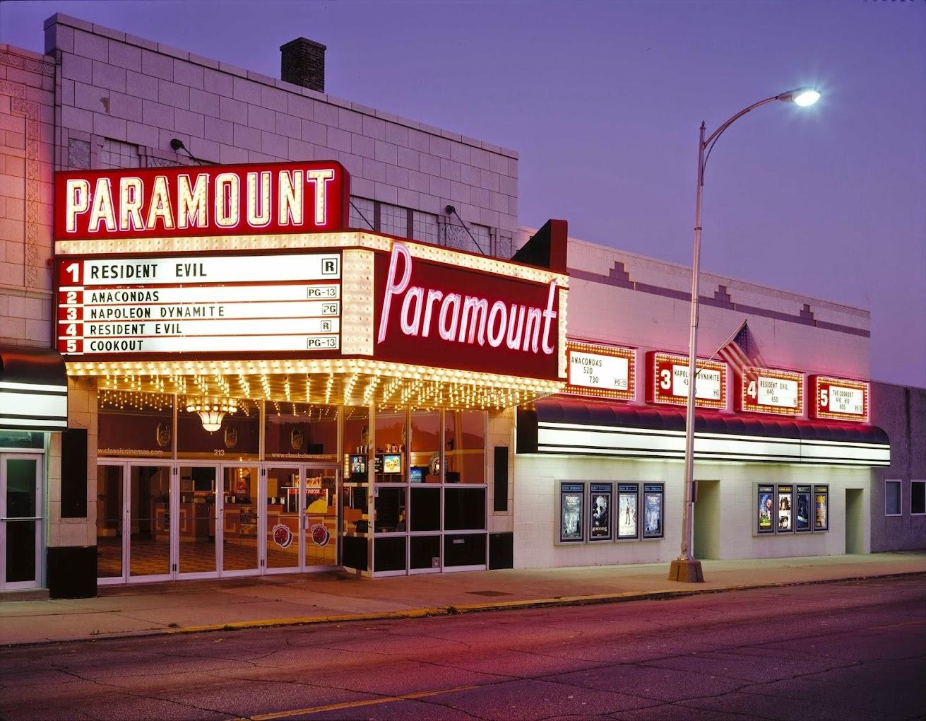Classic Cinemas Paramount Theatre - Showtimes & Tickets